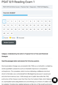 PSAT Reading Practice - Smart Edition Nursing